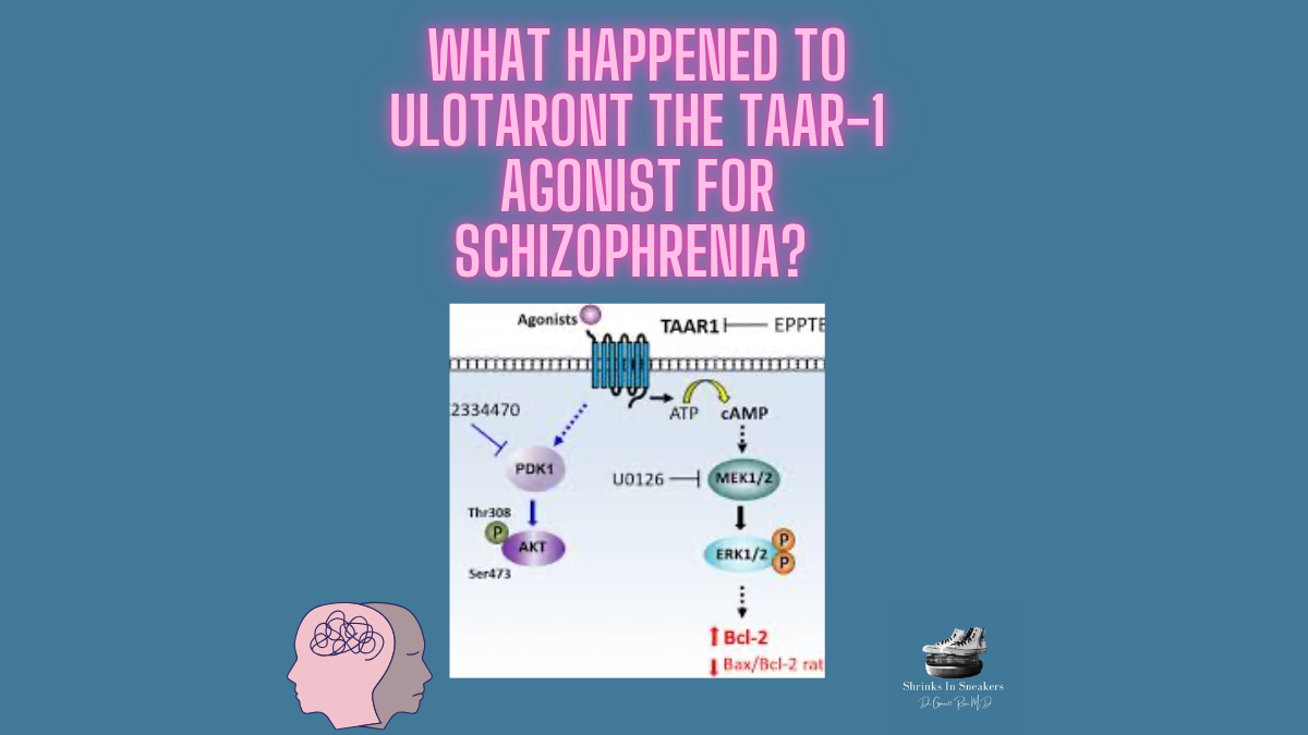 What HAPPENED to Ulotaront The TAAR-1 Agonist for Schizophrenia ...